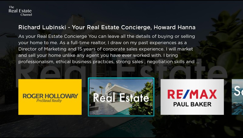 The Real Estate Channel | TV App | Roku Channel Store | Roku