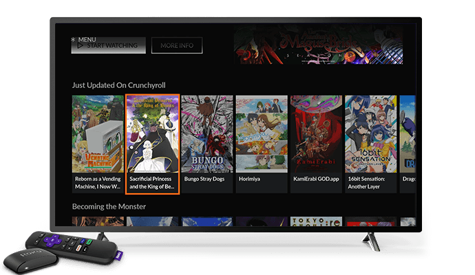 Enjoy a 2-month free* trial of Crunchyroll | Roku