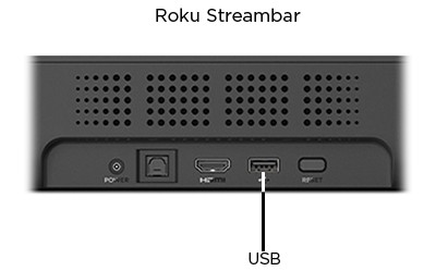 ¿Cómo utilizo un USB para conectar mi Roku® Streambar™ a una red con ...
