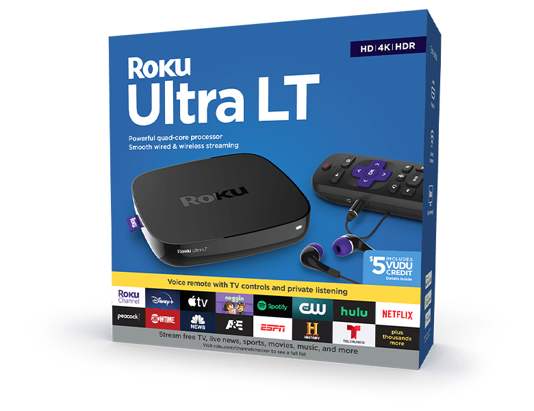 Roku Ultra LT | Powerful 4K streaming | Roku